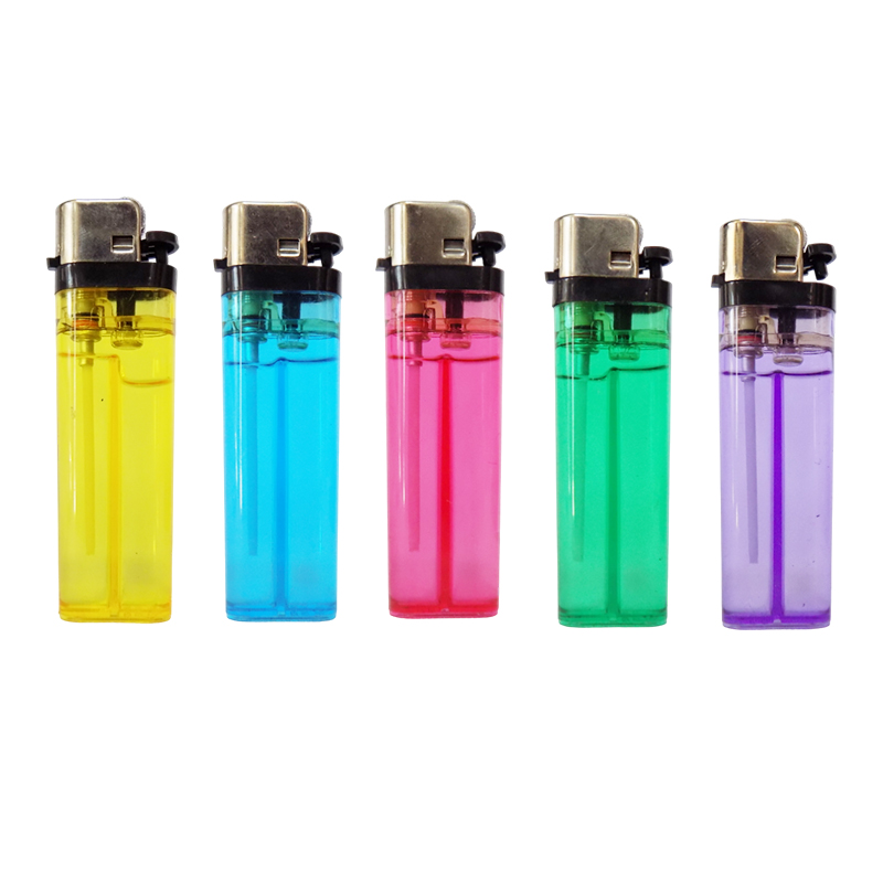 MA1575 – Encendedores clásicos transparentes x 50 – La Esquina Mayorista